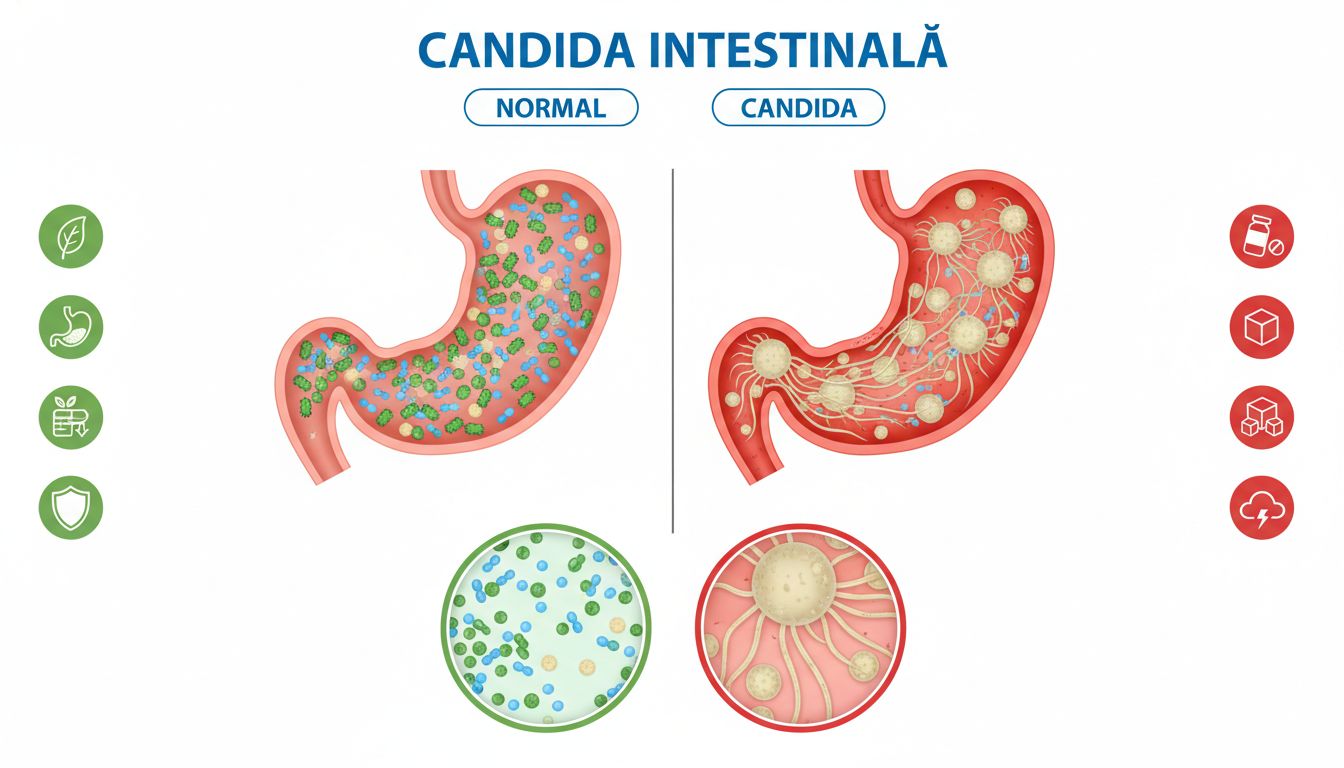 Candida în stomac și intestine: Balonare, oboseală și poftă de dulce ...