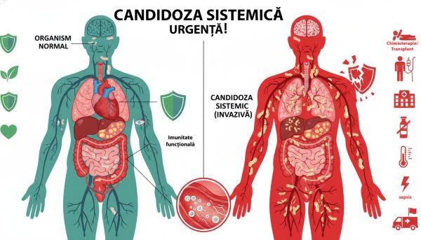 Candidoza sistemică: Infecția fungică care atacă tot organismul ...