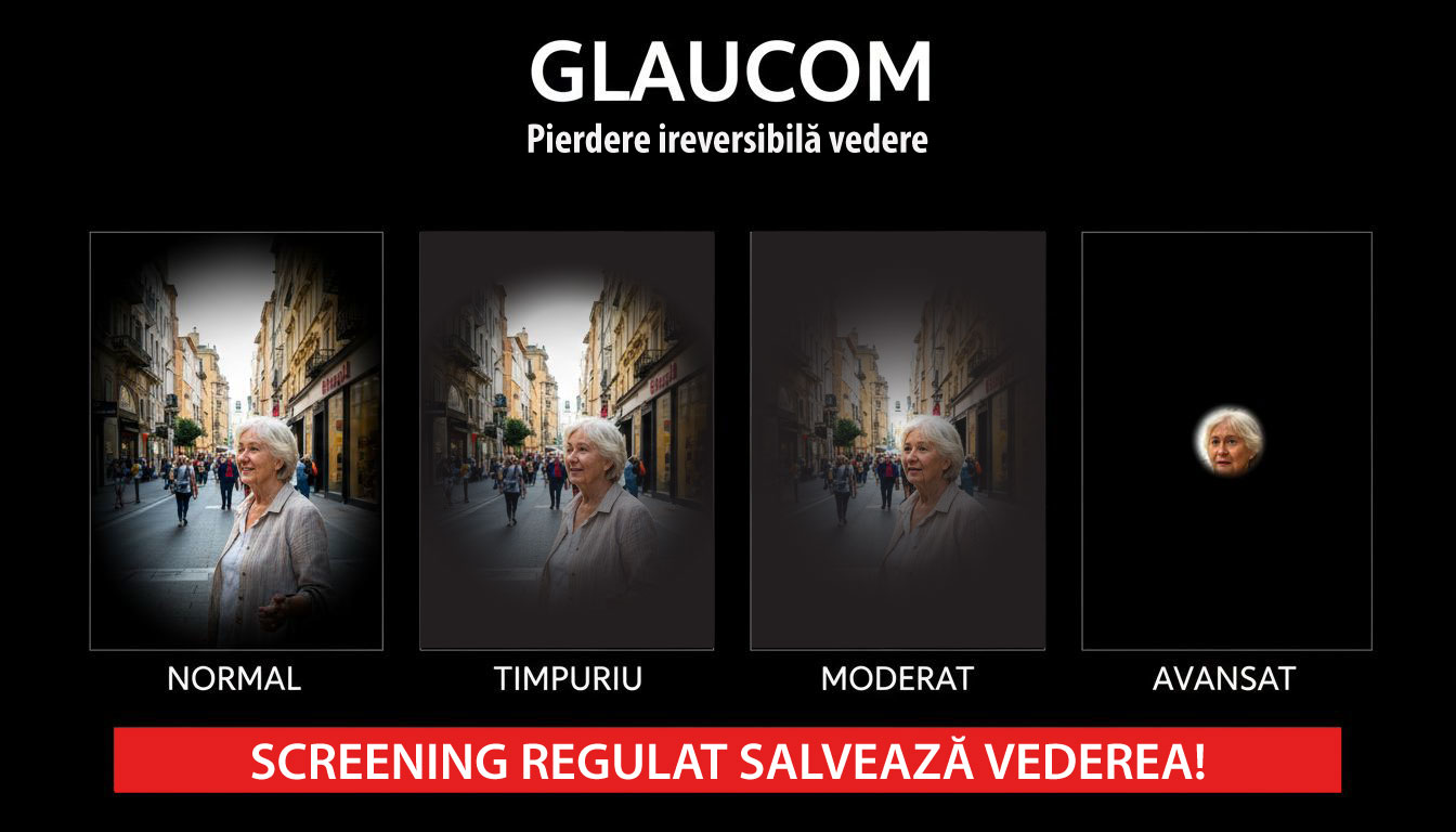 Presiune în ochi și vedere periferică pierdută? Poate fi glaucom ...
