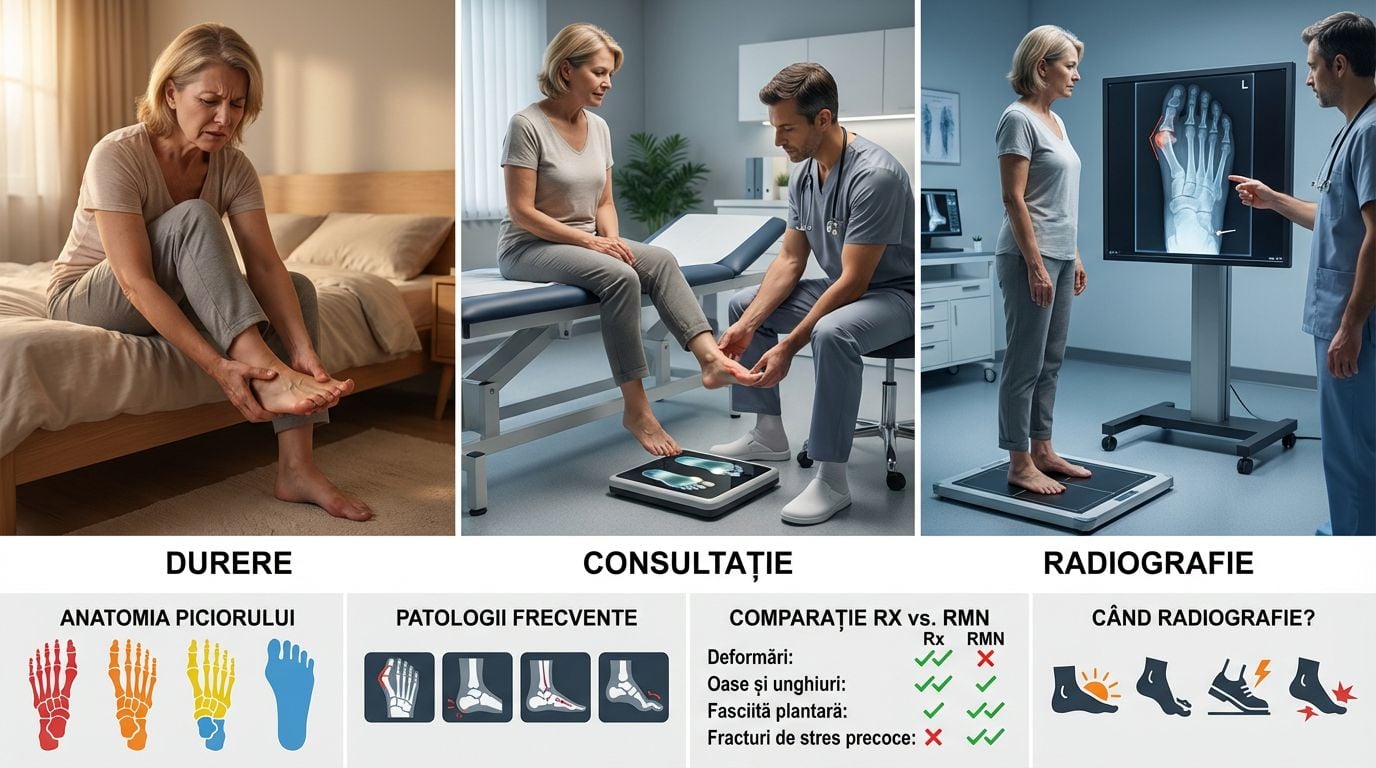 Dureri plantare sau deformări? Când ai nevoie de radiografie picior ...