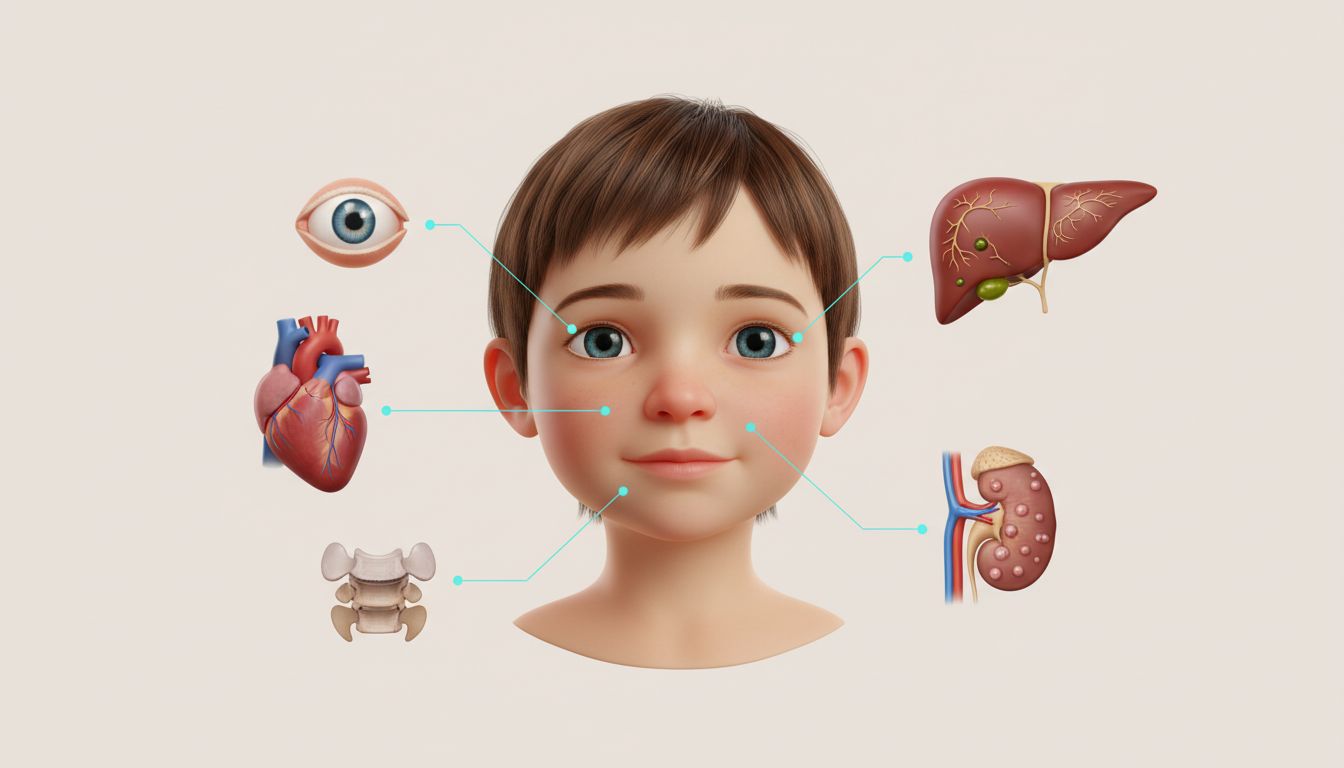 Sindromul Alagille: Colestaza cu anomalii cardiovasculare și facies ...